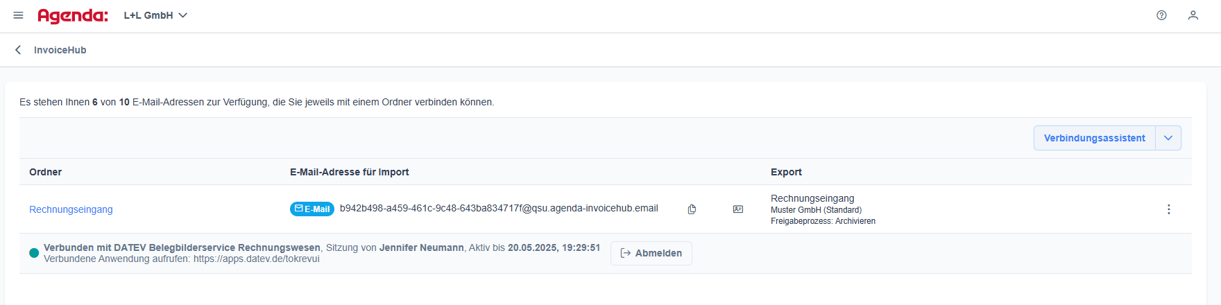 Schnelleinstieg InvoiceHub - Wie richte ich InvoiceHub und die Verbindung zum Zielsystem ein ...